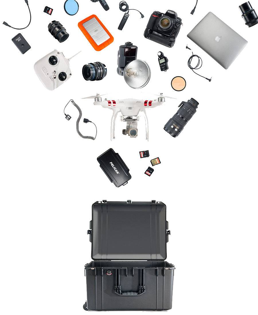 Pelican Air Cases Proudly Made in America - Custom Cases Available